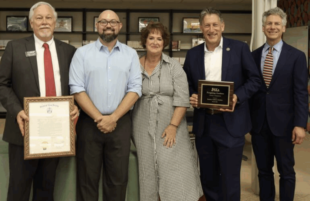 New Jersey Library Association Presents Zwicker With Library Champion ...